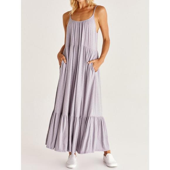 Z Supply | Dresses | New Z Supply Lido Slub Midi Dress In Lavender ...